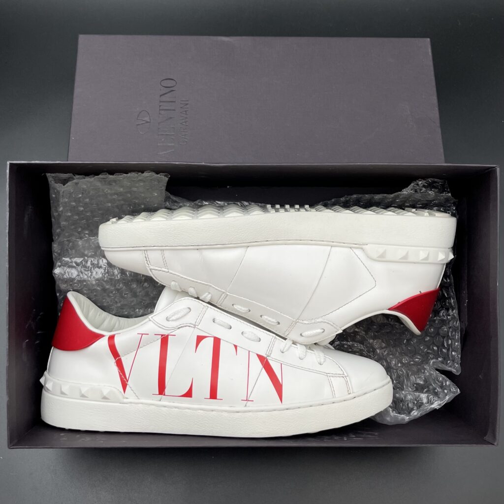 Valentino - Open - Blanc / Rouge - Pointure : 42