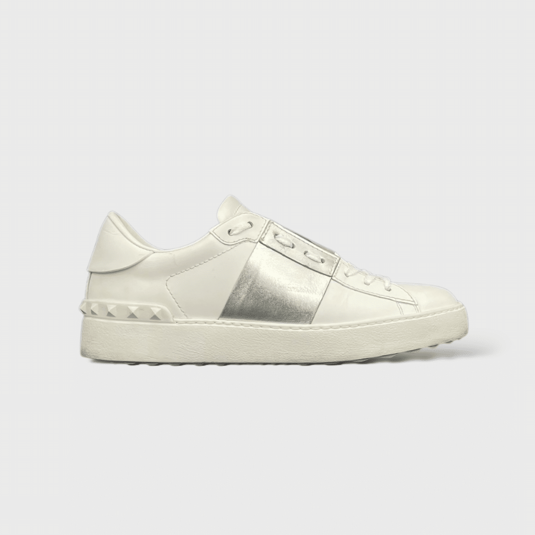 Valentino - Open - Silver / White - Size : 37