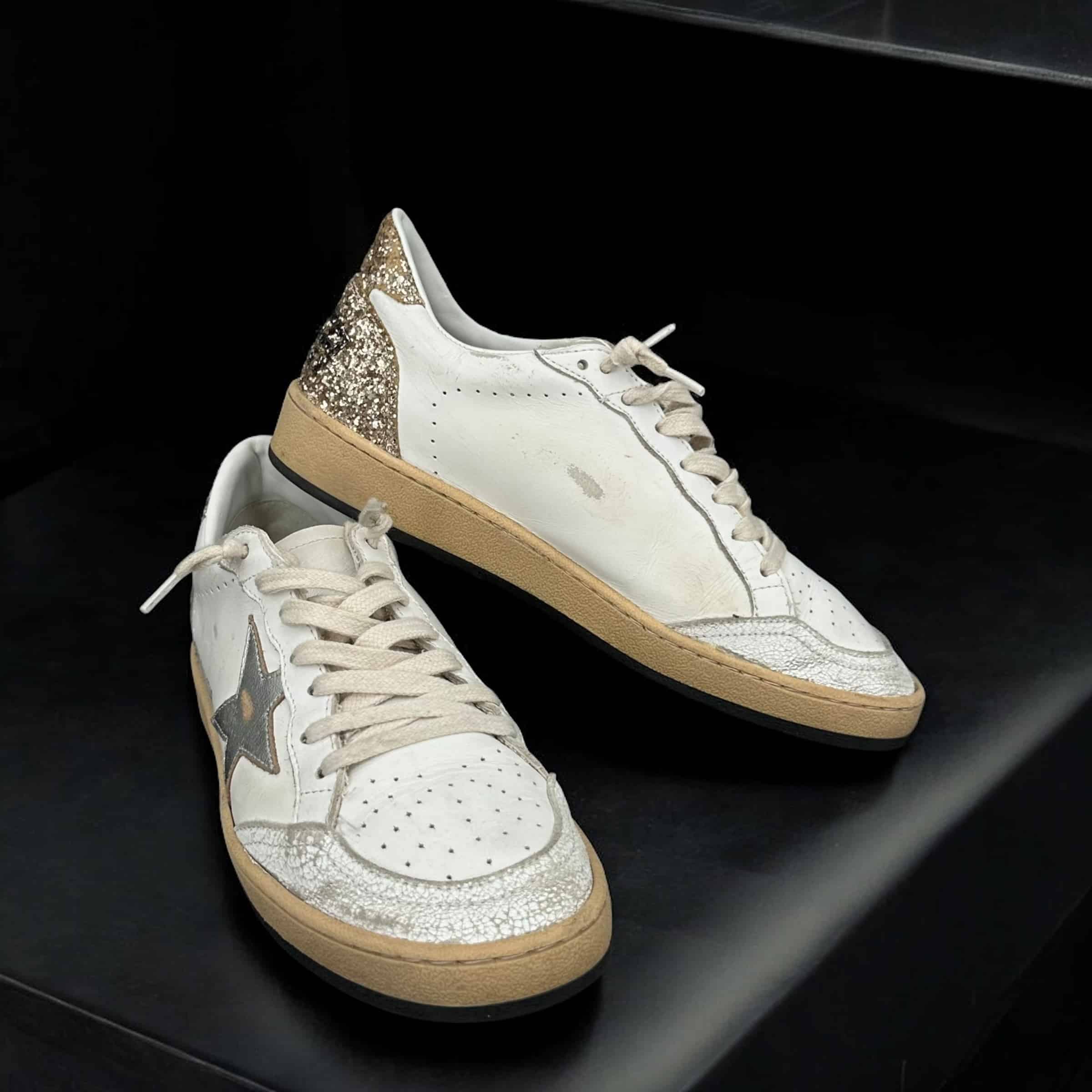 Golden Goose - Ball Star - Gold / Silver / White - Size : 37