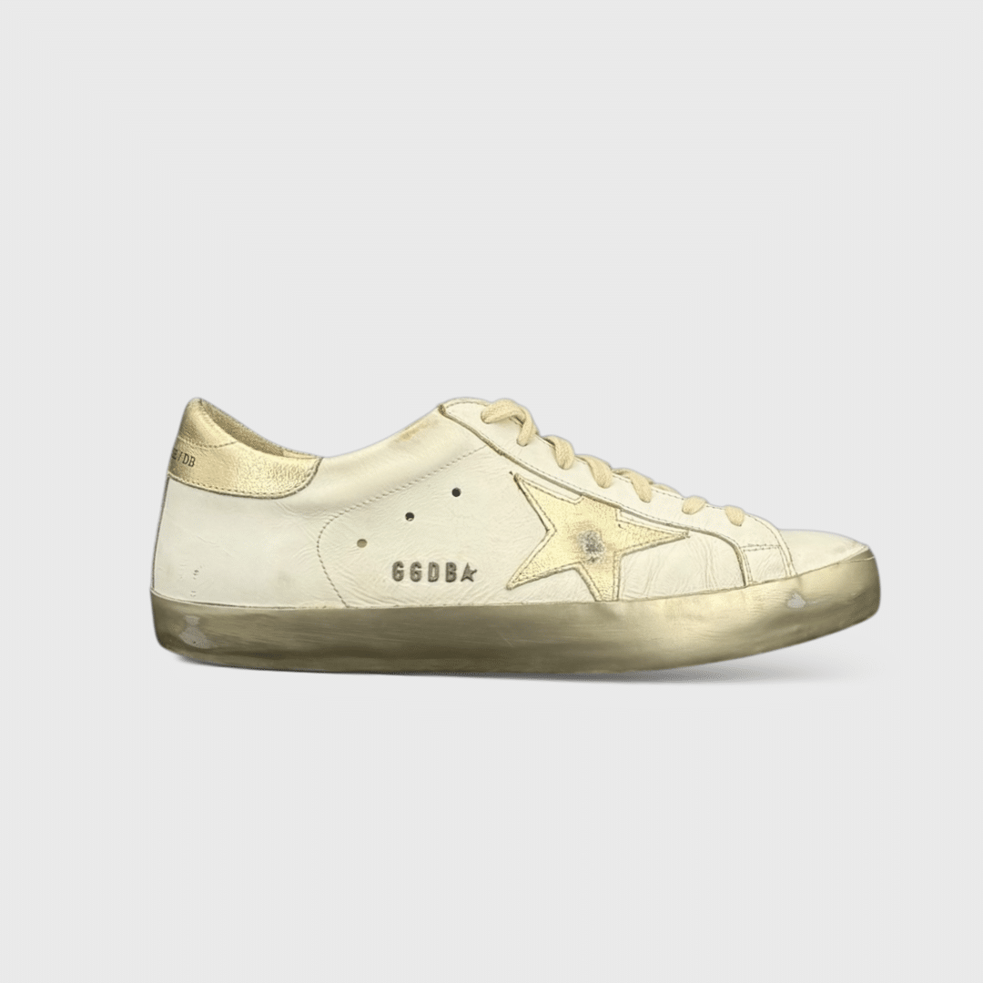Golden Goose - Super Star - Gold / White - Size : 37