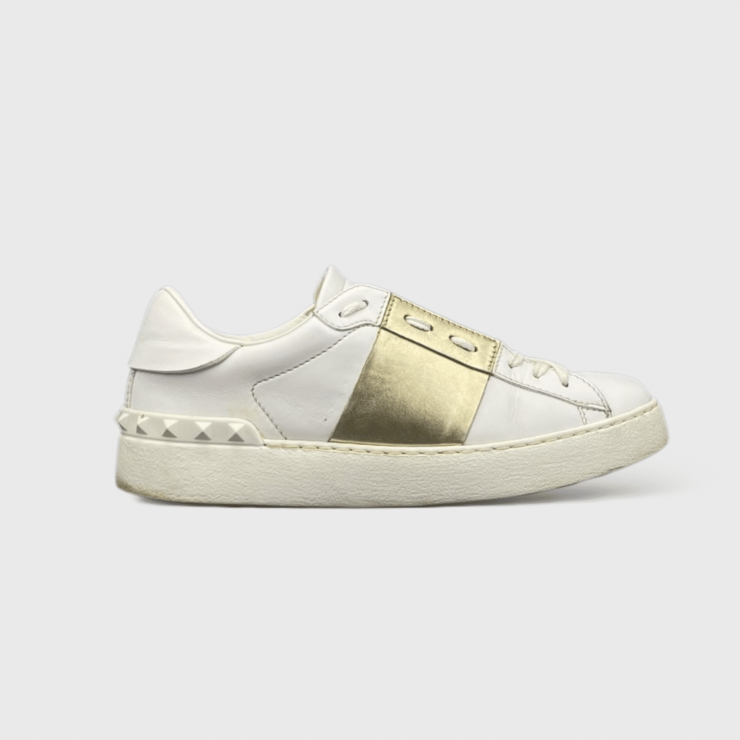 Valentino - Open - Gold / White - Size : 36,5